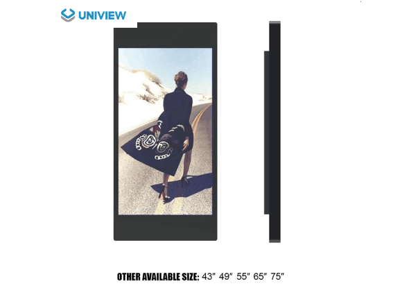 LCD Virtual Outdoor Wall Mounted Digital Display | Uniview LCD