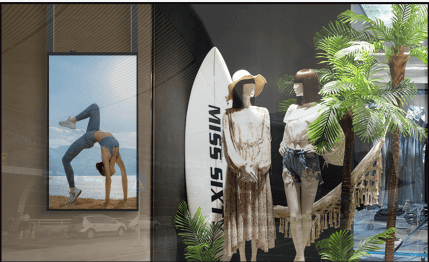 55" Window Digital Signage For Chain Store | Uniview