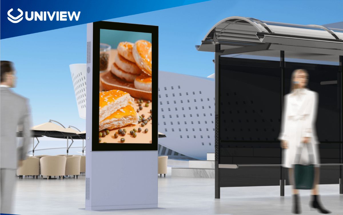 Outdoor Digital Signage Kiosk with Local Dimming | Uniview